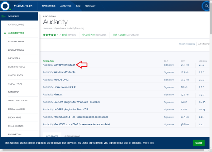 Guía de instalación – Manual Audacity